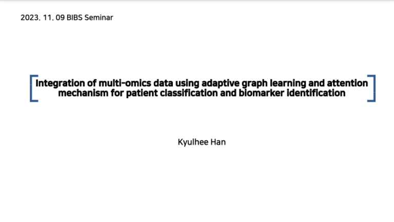 Integration of multi-omics data using adaptive graph learning and ... Integration of multi-omics data using adaptive graph learning and ...